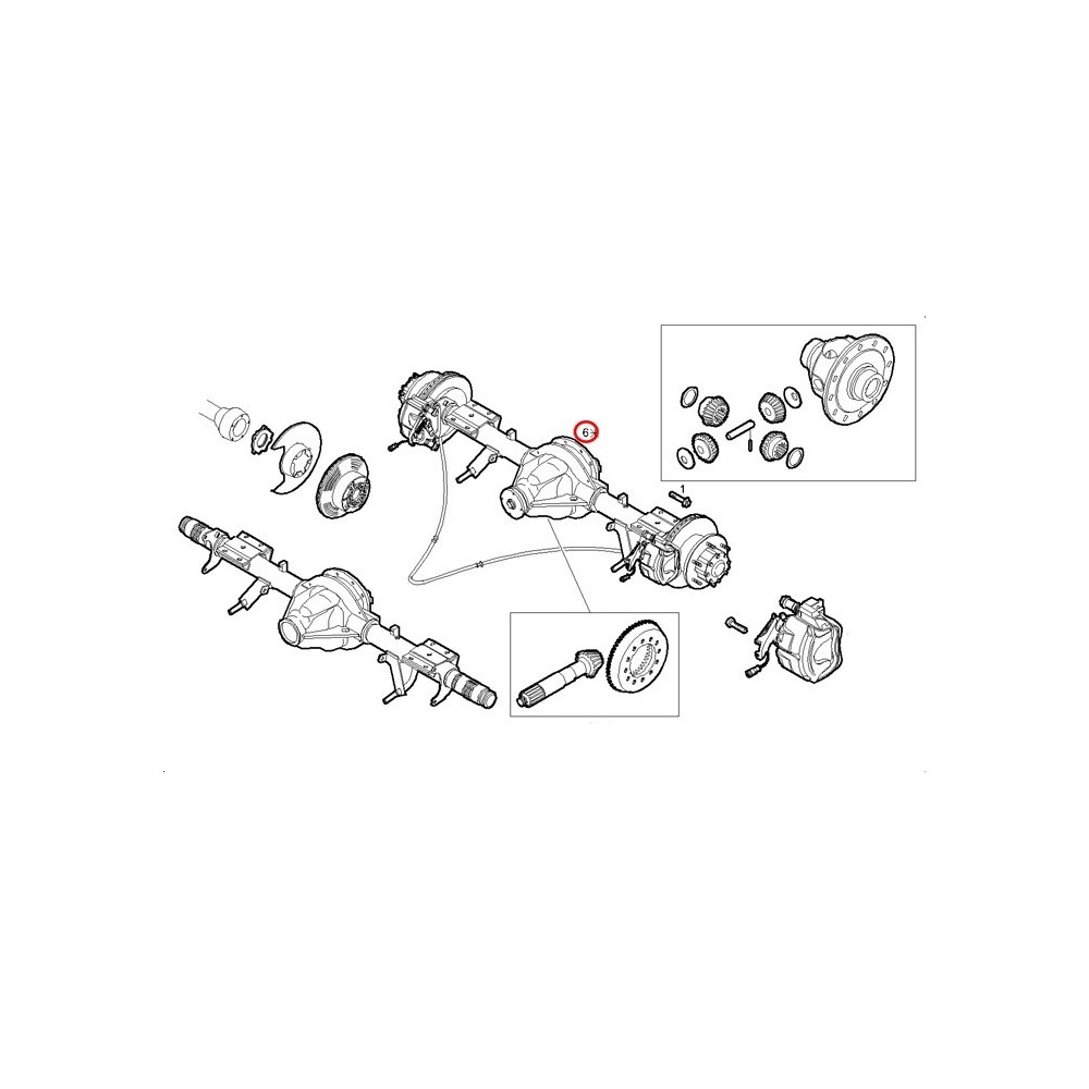 Pont Arriere Roues Jumelees Iveco Daily - Expédition Rapide - PR46391717