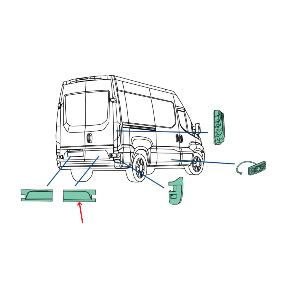 Revetement Plastique De Porte Ar Droite Iveco Daily |Expédition Rapide ...